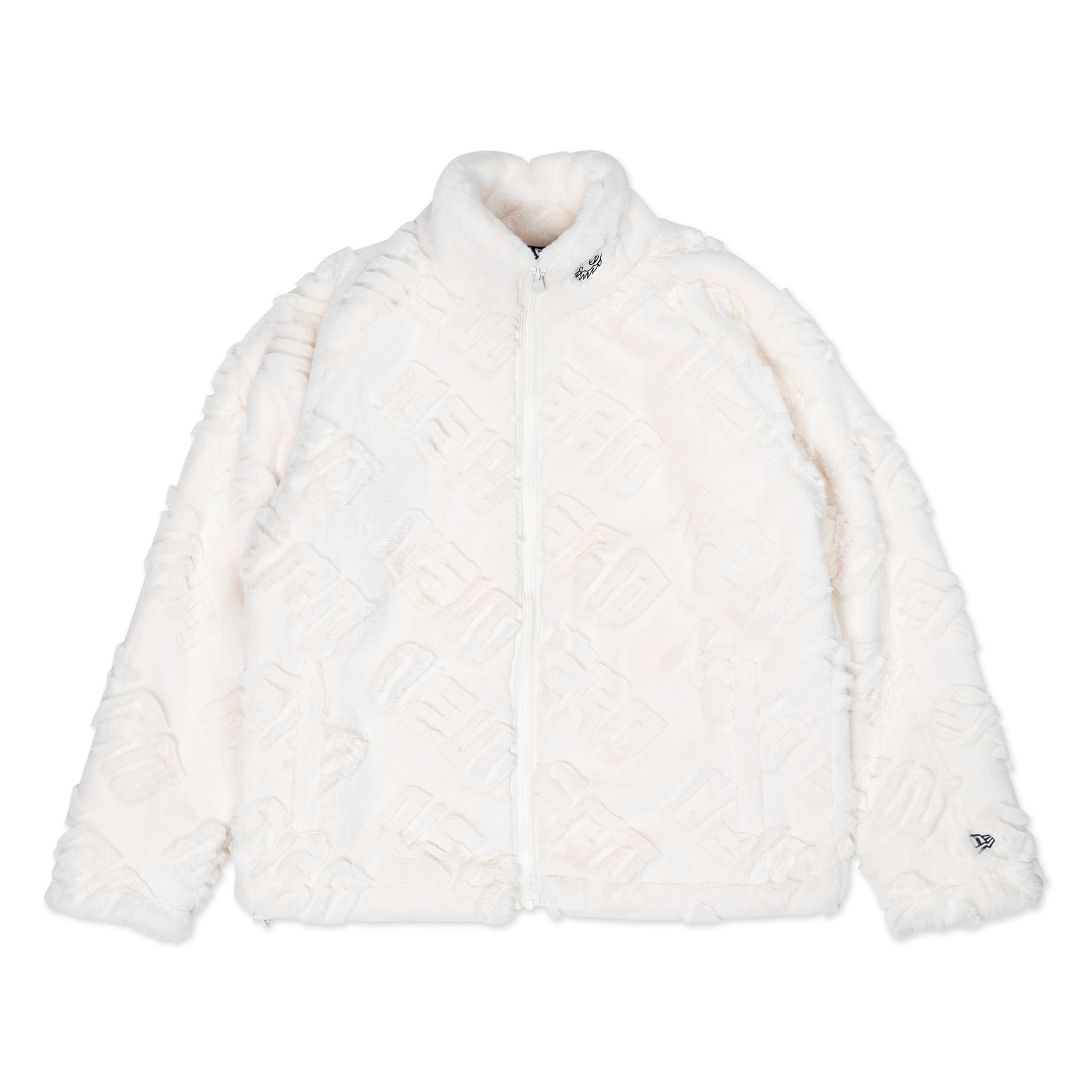 NEW ERA ALL OVER LOGO IVORY PADDED JACKET – New Era Hong Kong
