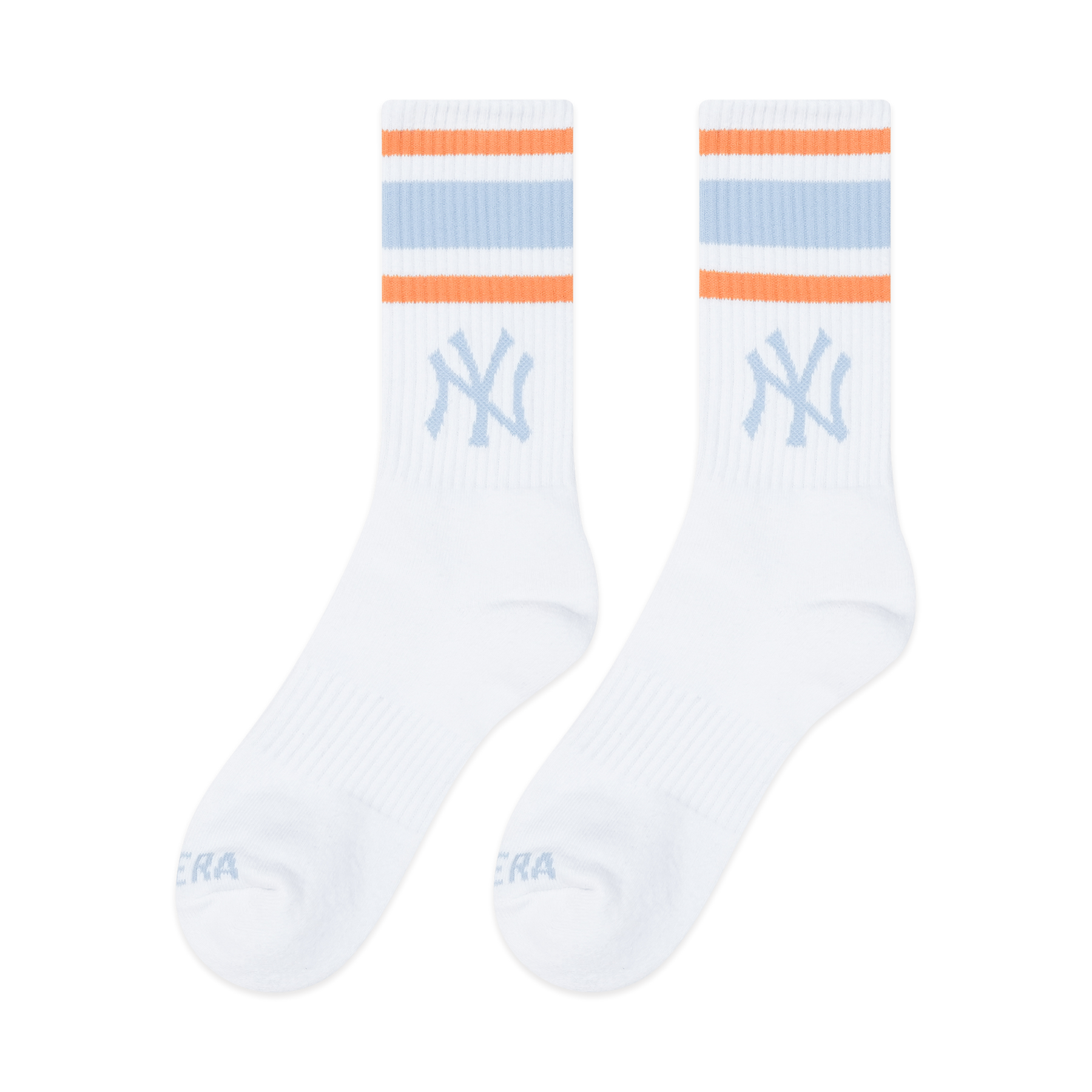 MLB BASIC NEW YORK YANKEES 2 PACK COLOR STRIPS WHITE SOCKS – New Era ...