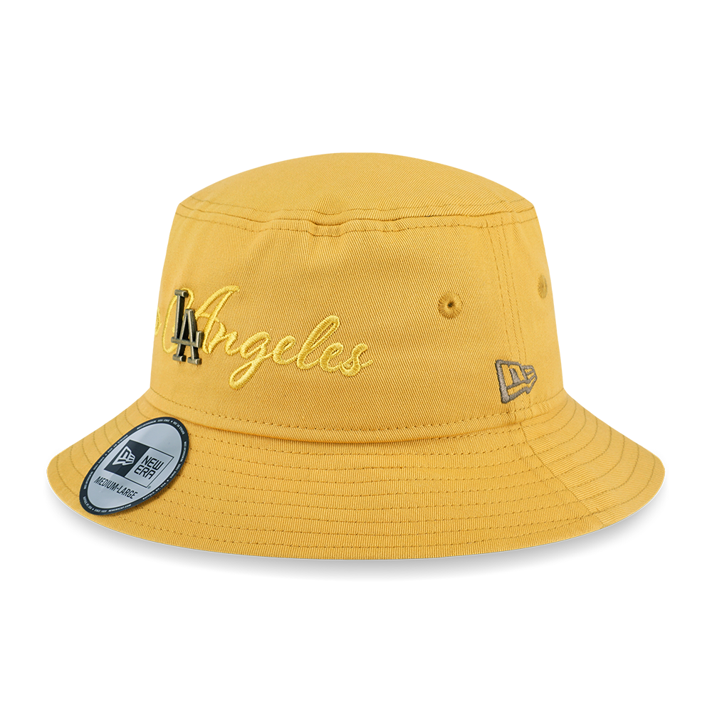 LOS ANGELES DODGERS MLB METAL CREST YELLOW MUSTARD BUCKET 01 – New Era ...