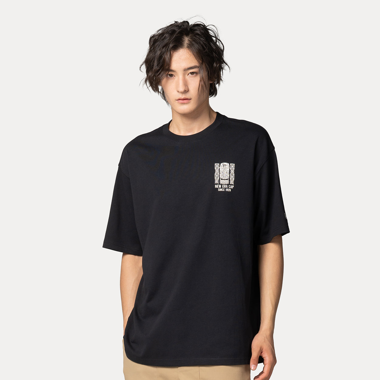 NEW ERA MARINE LIFE CLUB BLACK OVERSIZED SHORT SLEEVE T-SHIRT – New Era ...