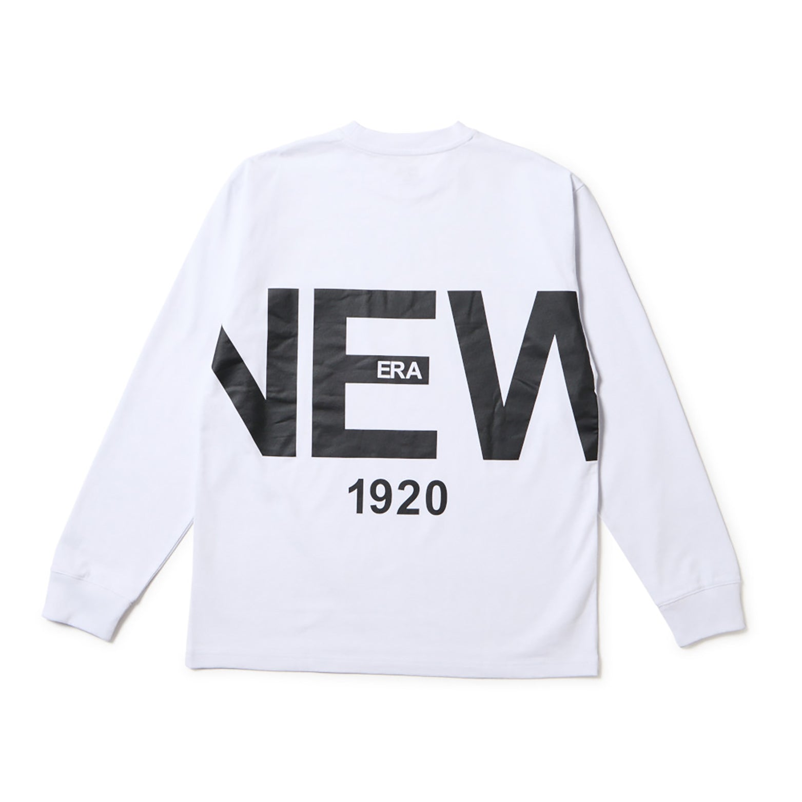 NEW ERA ZOOM UP LOGO WHITE LONG SLEEVE T-SHIRT – New Era Hong Kong