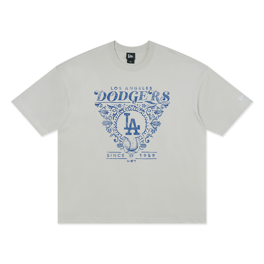 LOS ANGELES DODGERS GRAPHIC PACK FILIGREE VINTAGE STONE OVERSIZED SHOR ...