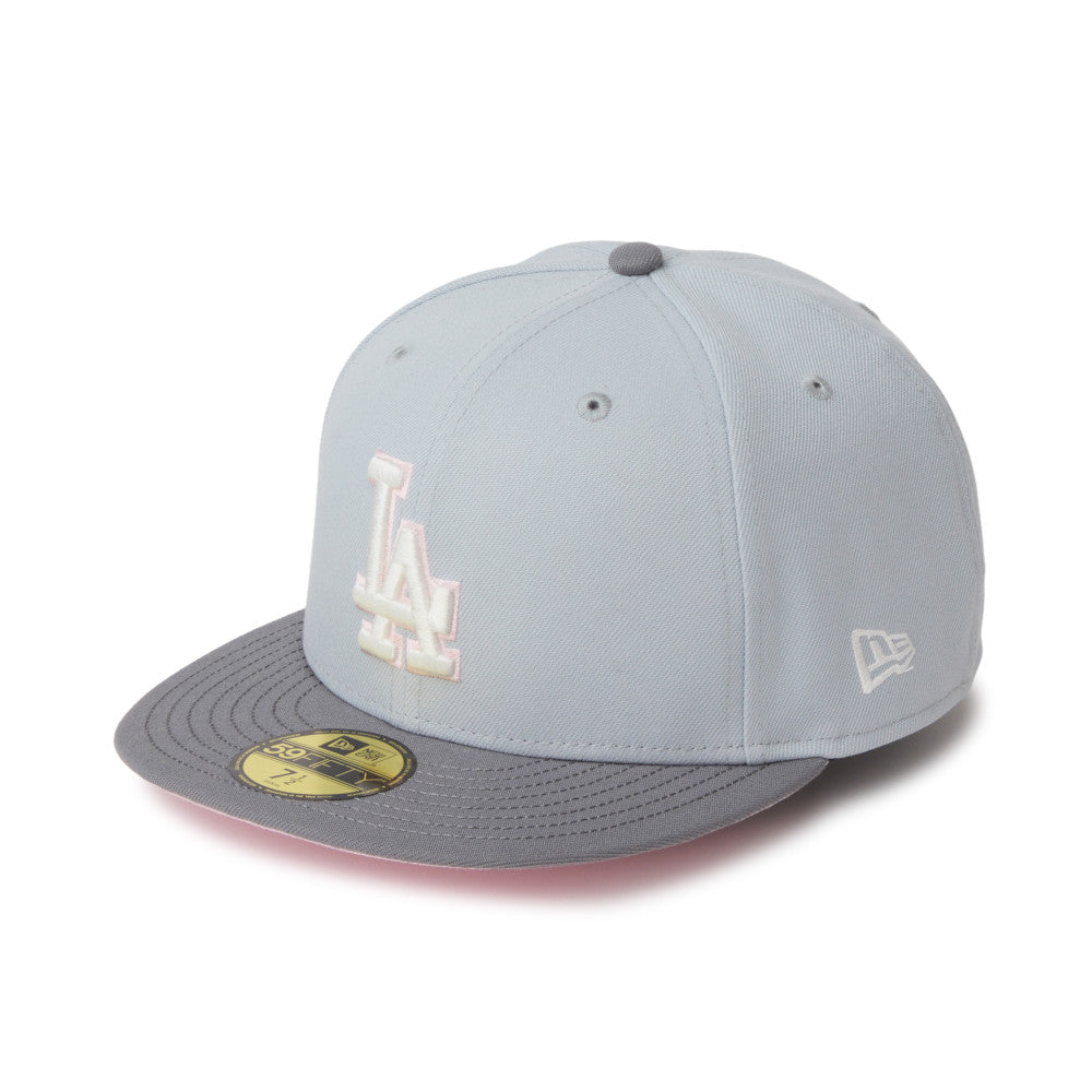 LOS ANGELES DODGERS SAKURA NAGASHI 2-TONE GRAPHITE VISOR GRAY 59FIFTY ...