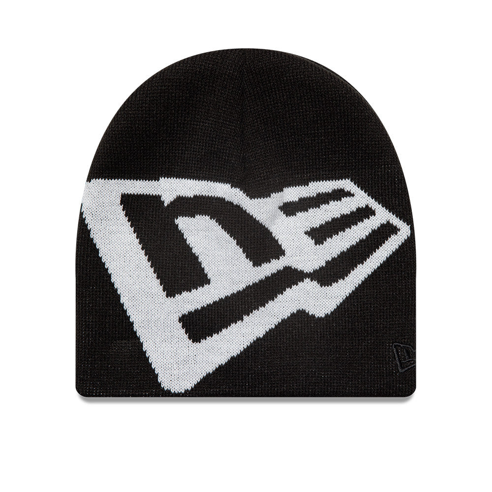 NEW ERA BASIC FLAG LOGO BLACK SKULL KNIT BEANIE – New Era Hong Kong