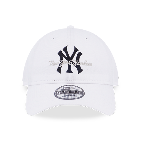 NEW YORK YANKEES MLB OVERLAP LOGO WHITE 9FORTY UNST CAP – New Era Hong Kong