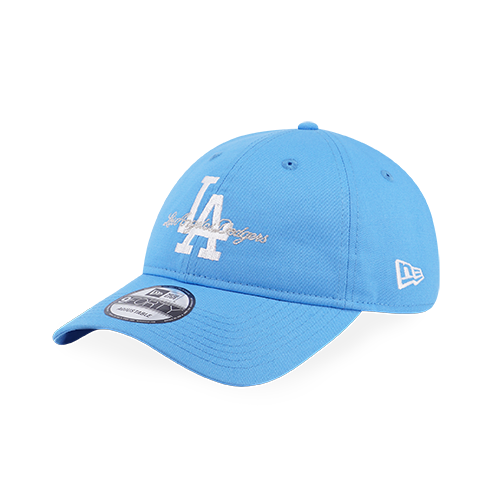 LOS ANGELES DODGERS MLB OVERLAP LOGO PASTEL BLUE 9FORTY UNST CAP – New ...